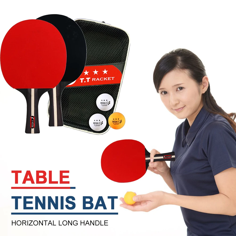 4pcs-Table-Tennis-Racket-Professional-Ping-Pong-Paddle-2-Rackets-3 ...