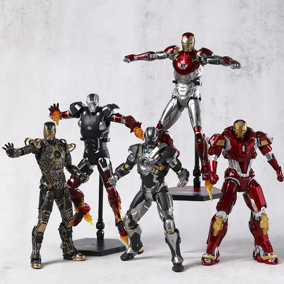 ZD Toys Iron Man Mark MK 22 24 35 41 47 Collection 7" PVC Action Figure ...
