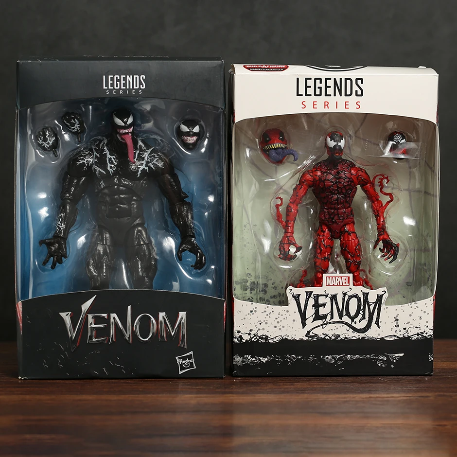 Venom: Let There Be Carnage Venom Eddie Brock Carnage Cletus Kasady Model Figurals Brinquedos ...