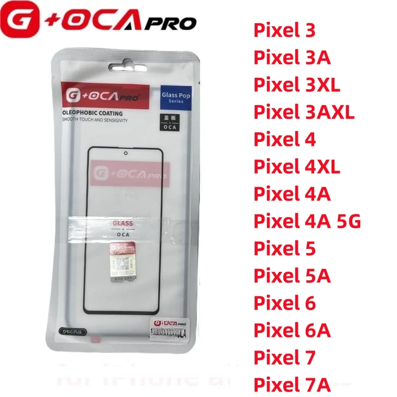 2PCS/LOT G+OCA Pro (Oleophobic Coating) Screen Touch Glass+OCA For ...