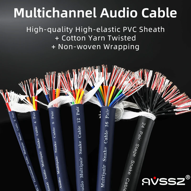 AVSSZ Multi-channel Cable 24 16 12 8 4 2 Way Multichannel Multi-core ...