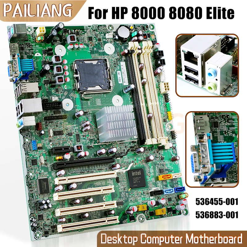 Placa-base-para-ordenador-de-sobremesa-HP-8000-8080-Elite-910101-601 ...