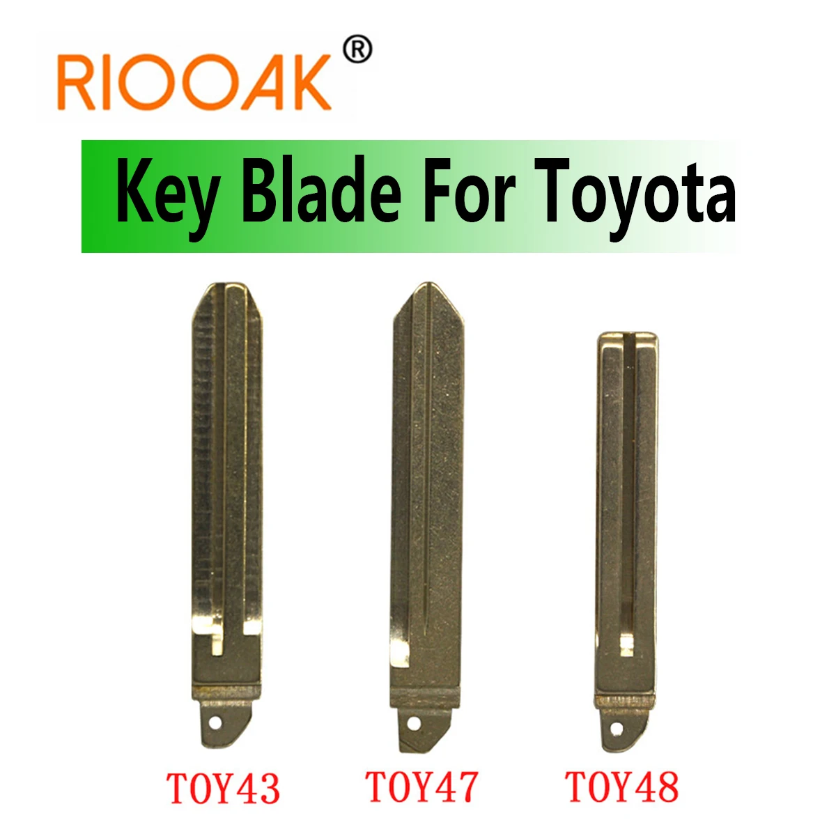 Car Remote Key Flip Blade For Toyota Corolla Camry Crown RAV4 Prado ...