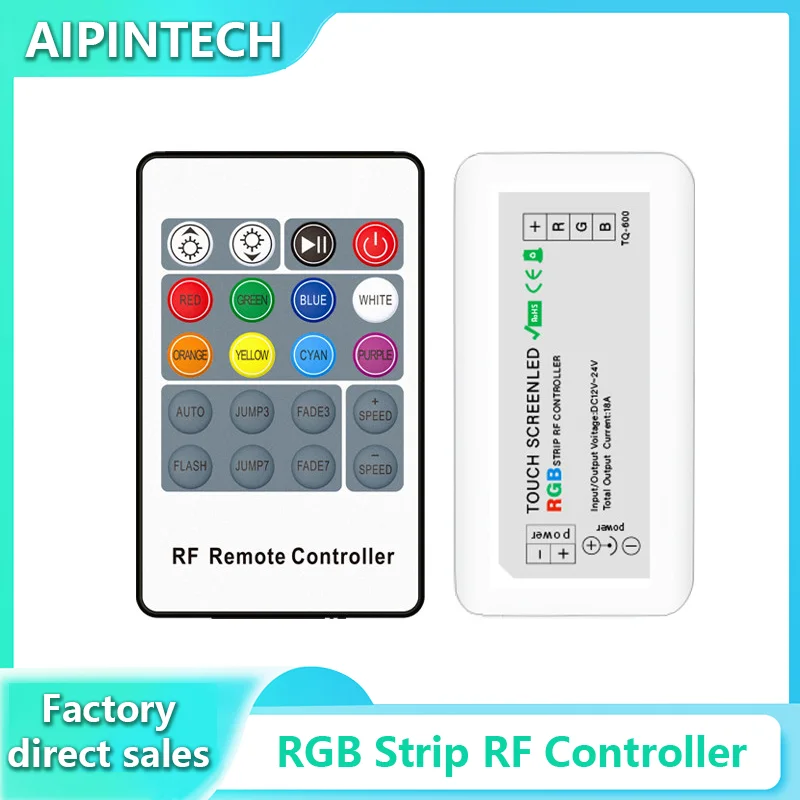 RGB-light-strip-dimmer-colorful-string-controller-20-key-remote-control ...