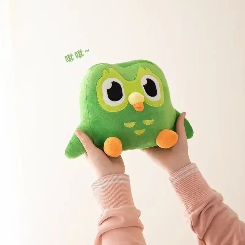 27cm-Green-Duolingo-Owl-Plush-Toy-Duo-Plushie-Of-Duo-The-Owl-Cartoon ...