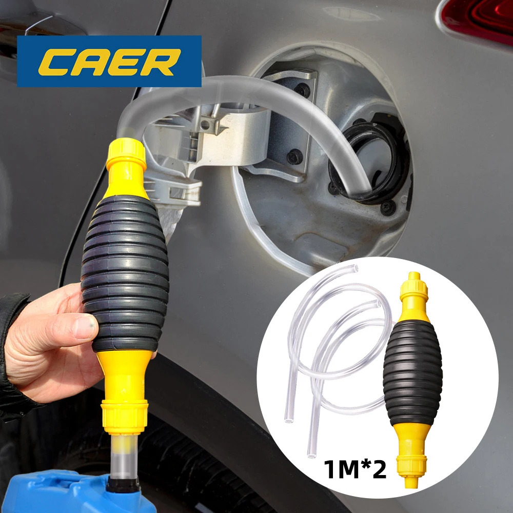 Fuel Hand Pump High Flow Siphon Portable Manual Car Transfer for Gas ...