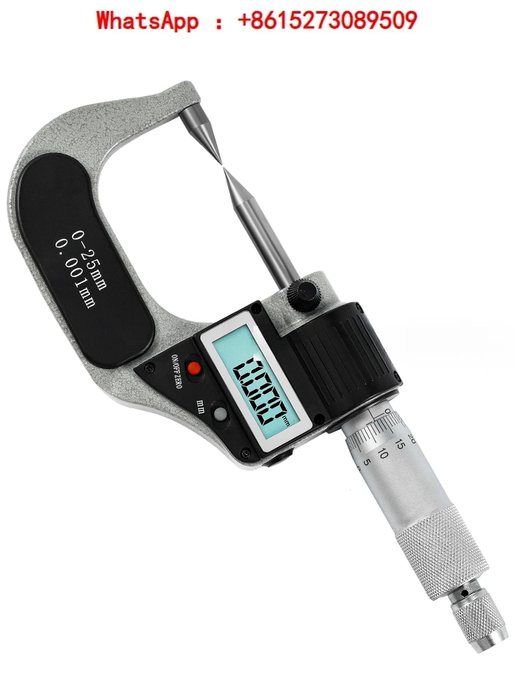 Digital-spline-outer-diameter-micrometer-0-25mm-small-measuring-head ...