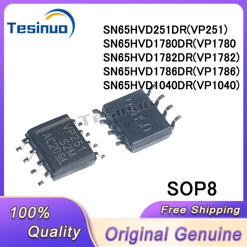 5-PCS-SN65HVD251DR-VP251-SN65HVD1780DR-VP1780-SN65HVD1782DR-VP1782 ...