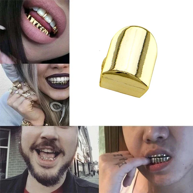 Gold-Plated-Small-Single-Tooth-Cap-Gold-Plated-Hip-Hop-Teeth-Grillz ...
