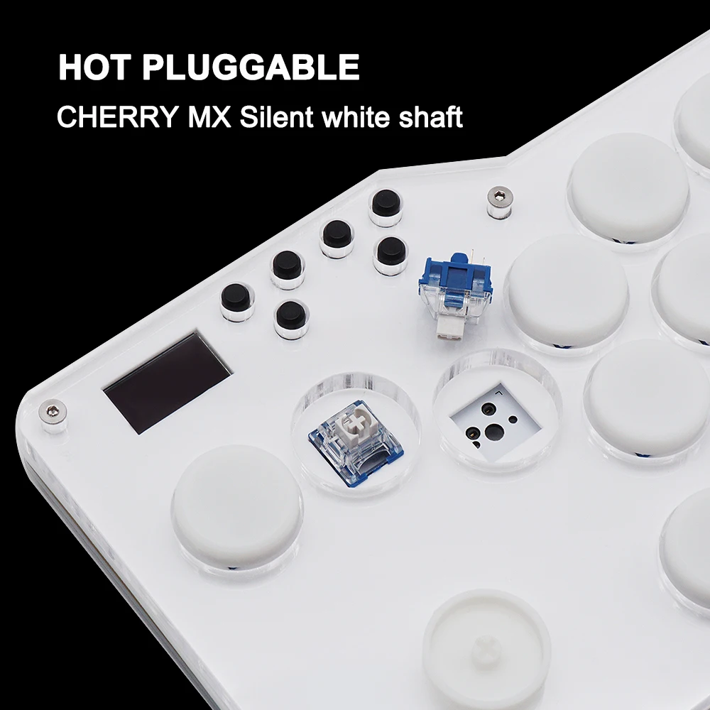 Mini Hit Fight Game Pad Mx Switch Arcade Raspberry Pi Pico Gp2040 For ...