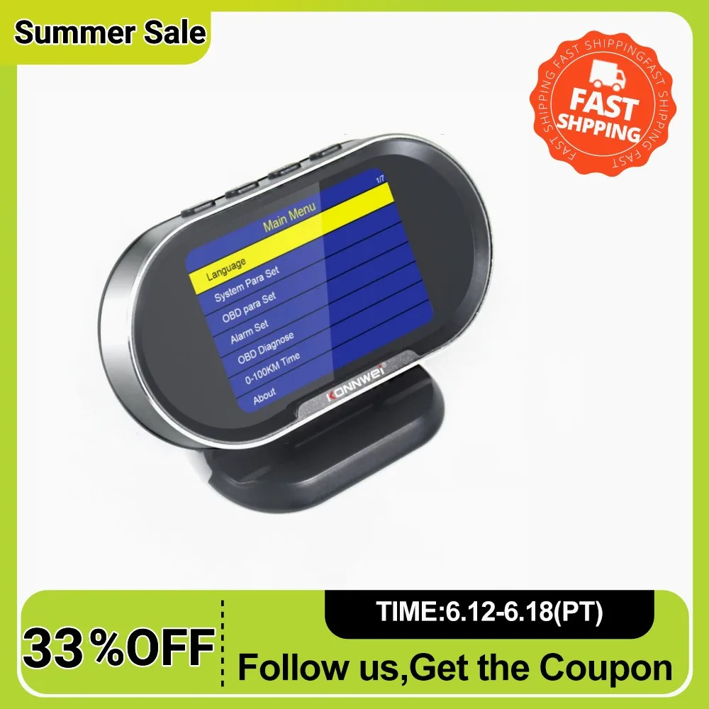 KONNWEI-KW206-OBD2-Car-On-Board-Computer-OBD-2-Scanner-Fuel-Consumption ...