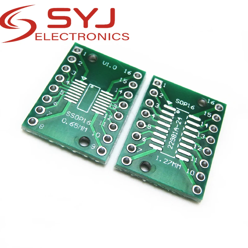 10piece SOP16 SSOP16 TSSOP16 SMD to in-line DIP 0.65/1.27mm Adapter ...