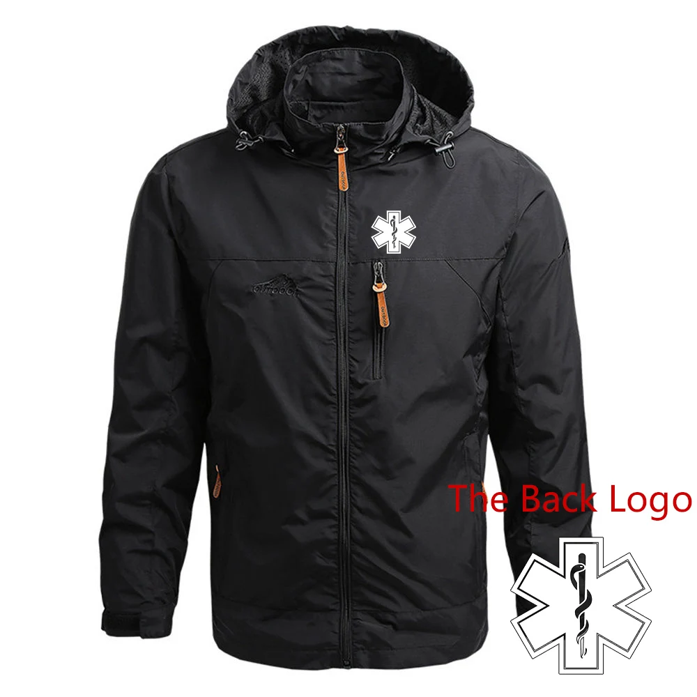 EMT-Paramedic-Emergency-Medical-2023-Men-s-New-Solid-Color-Windbreaker ...