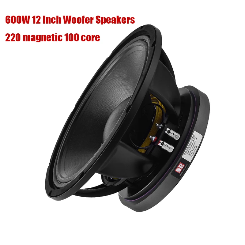 12 inch 8 Ohms bass speaker 600W Full Range Subwoofer 220 magnetic 100 ...