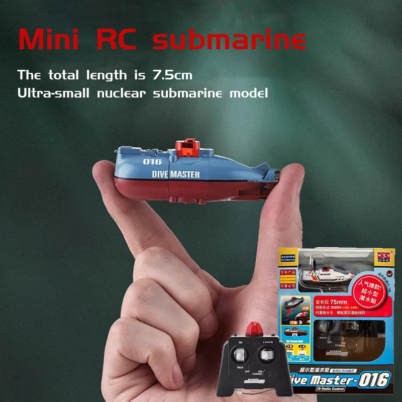 Mini-barco-submarino-a-Control-remoto-para-ni-os-2-9-pulgadas-barco-a ...