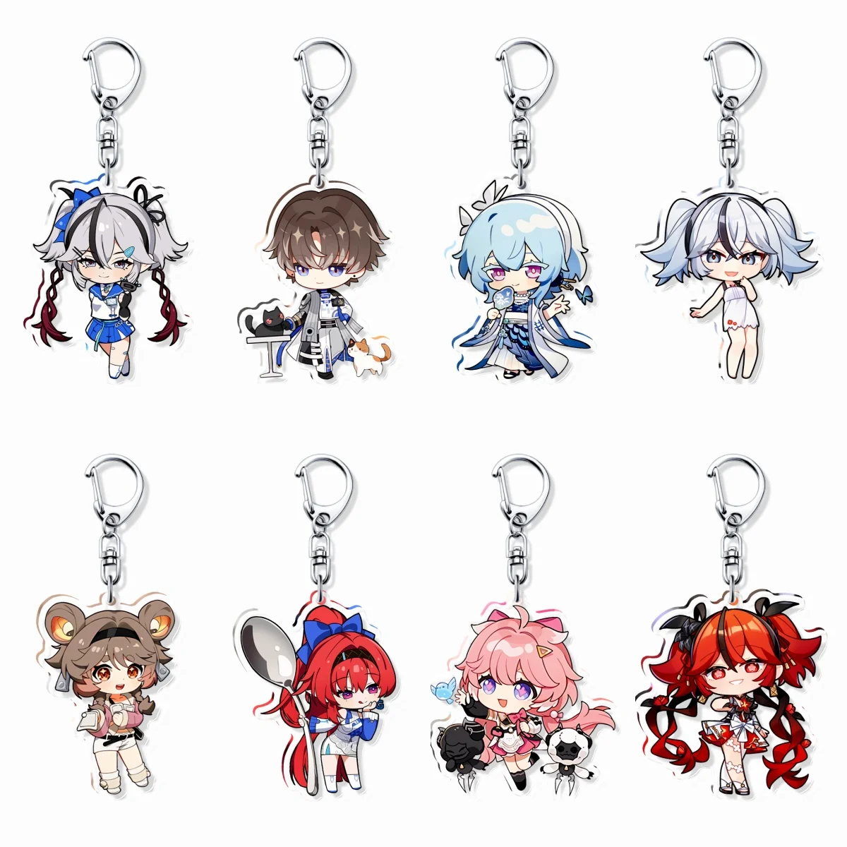 Wuthering Waves Jinhsi Gallery Figure Stand Model Plate Key Chain ...