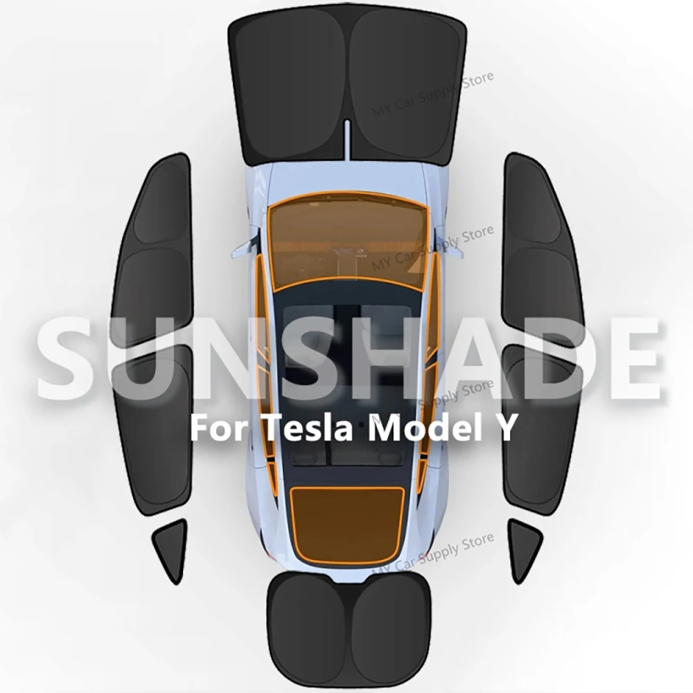 Car Privacy Window Screen SunShade Side Window Sunshade Front Rear ...