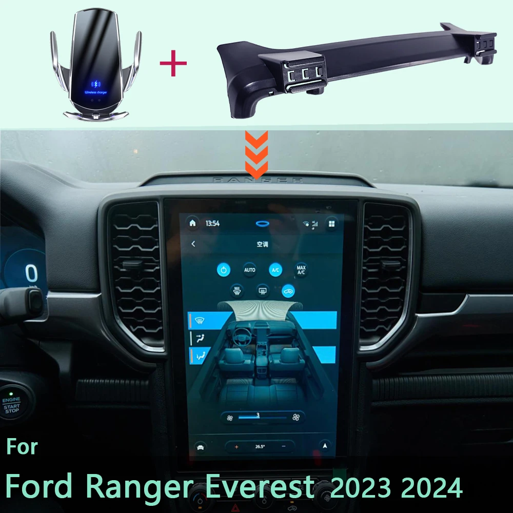Car-Phone-Holder-For-Ford-Ranger-T9-Everest-2023-2024-Screen-Fixed-Base ...