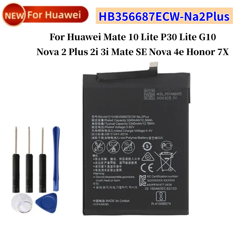 HB356687ECW-Battery-For-Huawei-Nova-2-Plus-2i-2S-3i-4e-P30-Lite-Mate-SE ...