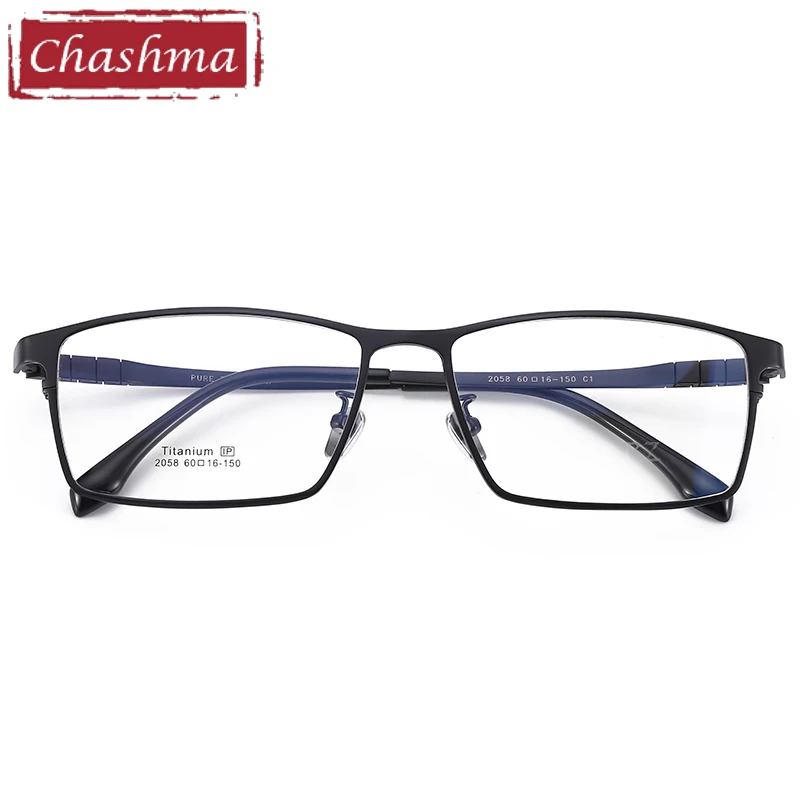 Frame Men Glasses Big Size | Titanium Prescription Eyeglasses - 60 Mm ...