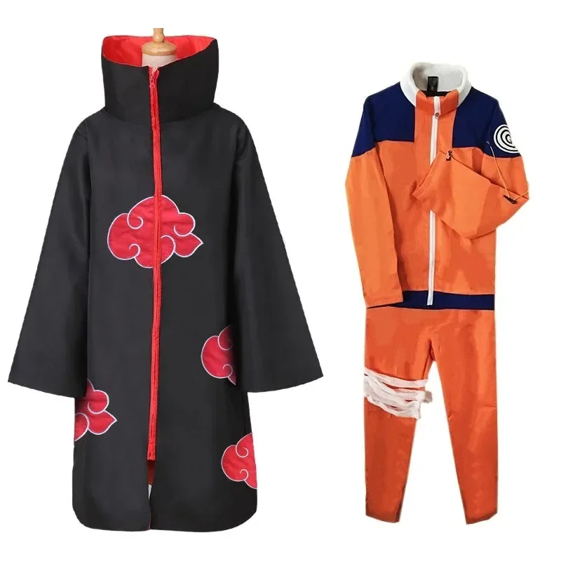 Japanese-Classic-Ninja-Anime-Naruto-Clothes-Akatsuki-Cloak-Mask ...