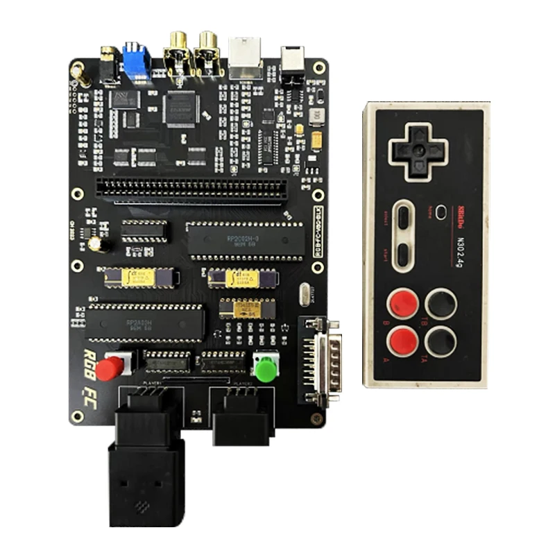 Consola-Nintendo-RGB-FC-roja-y-blanca-versi-n-dorada-compatible-con ...