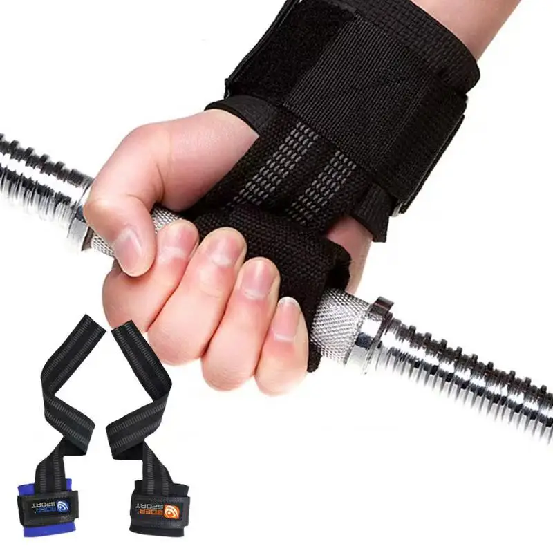 1 Pair Weight Lifting Hand Wrist Belt Gym Lifting Strap Fitness Wrist ...