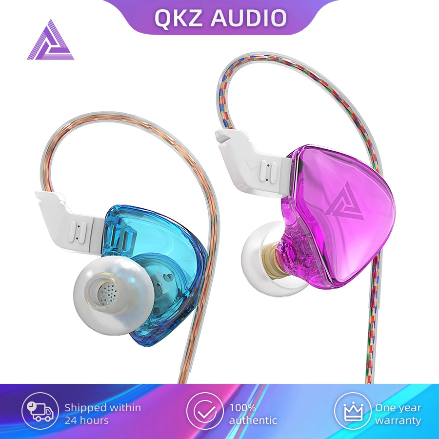 Qkz ak8 com fio fone de ouvido alta fidelidade no monitor fones cobre ...