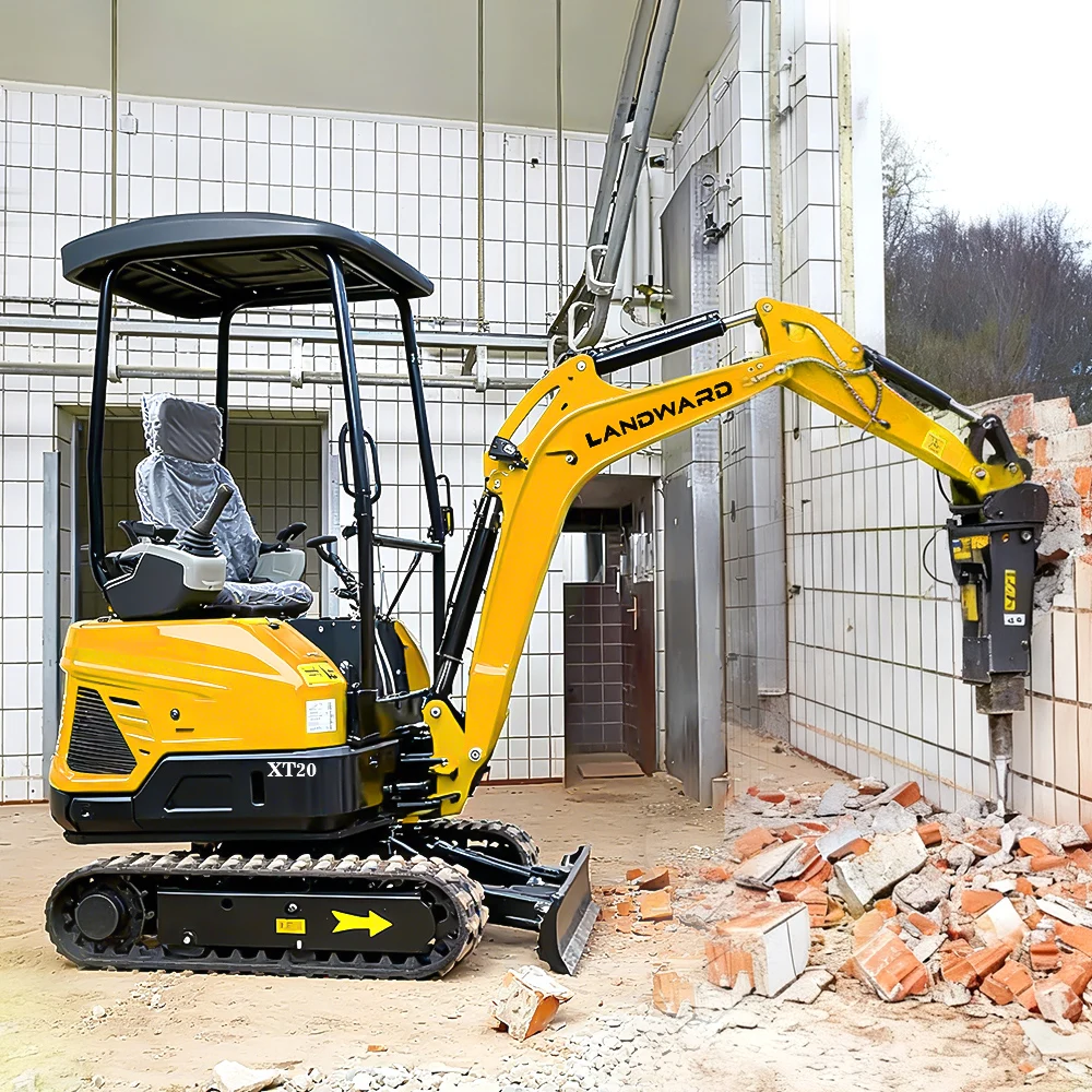 Free Shipping Mini Excavator 2 Ton Excavators Europe Agricultural Home ...