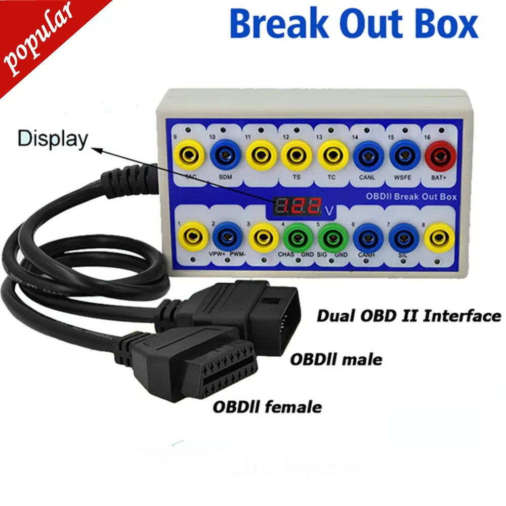 OBD-OBD2-Protocol-Detector-Car-Break-Out-Box-Breakout-Box-Tool-Pin-Out ...