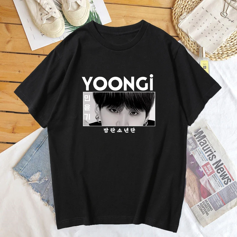 Agust-D-Tshirt-Cotton-Short-Sleeve-Graphic-Yoongi-T-Shirts-Korean ...