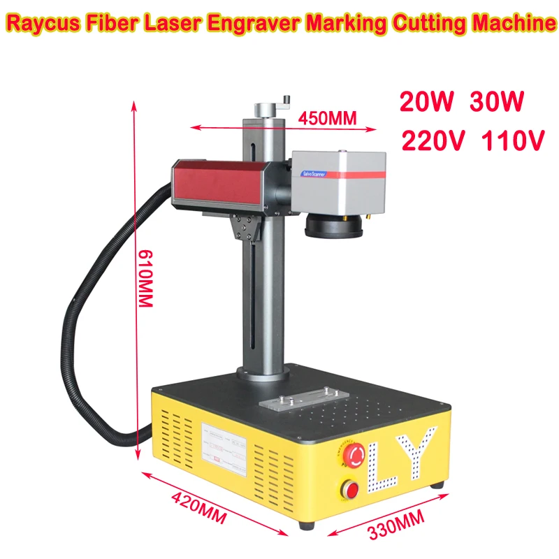 LY-Raycus-Fiber-Laser-Engraver-Engraving-Marking-Cutting-Machine-for ...