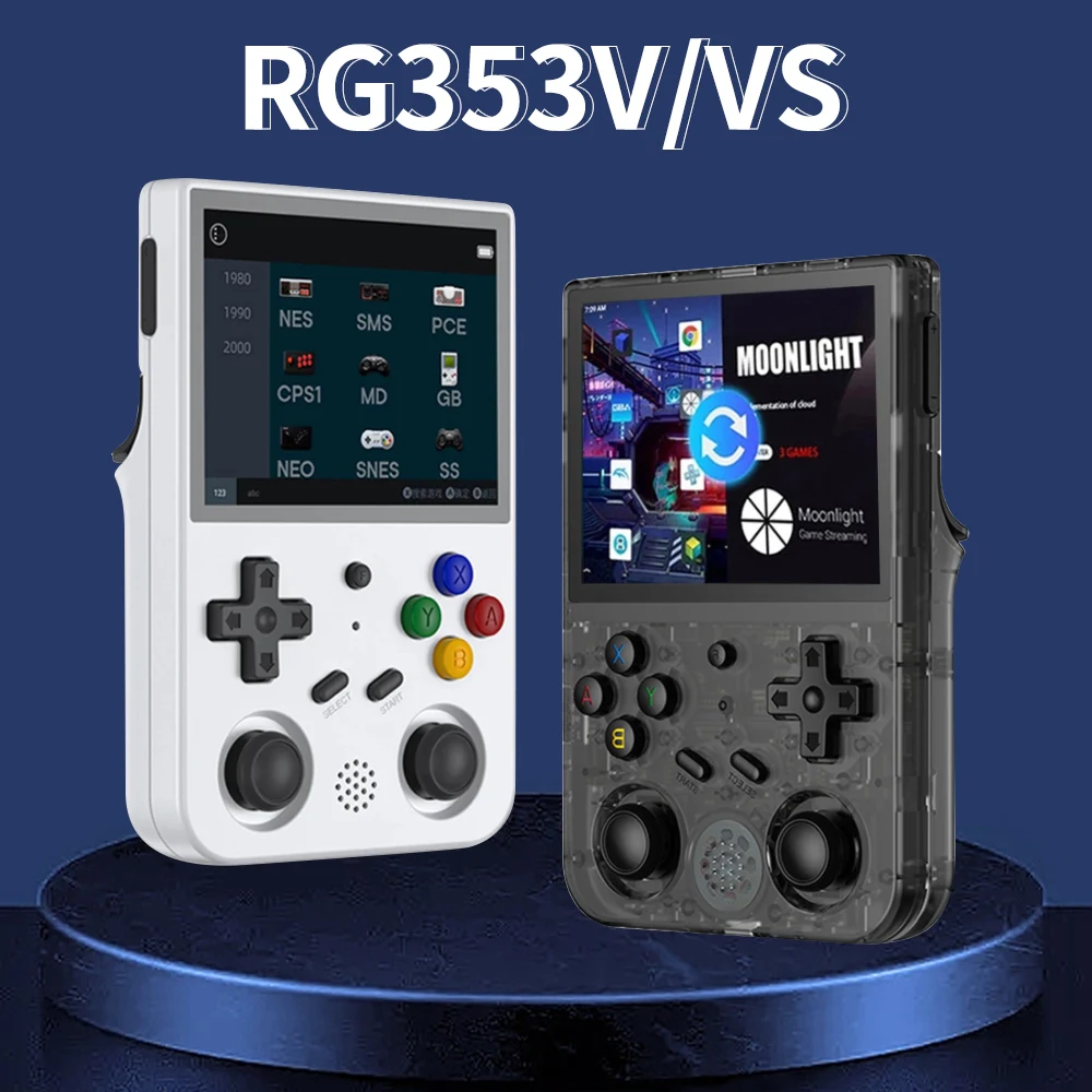 RG353V Vintage Handheld Game Console, Linux Dual Portátil, Sistema ...