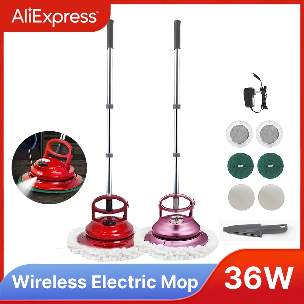 Wireless-Electric-Mop-with-Light-Charging-Automatic-Floor-Cleaning ...