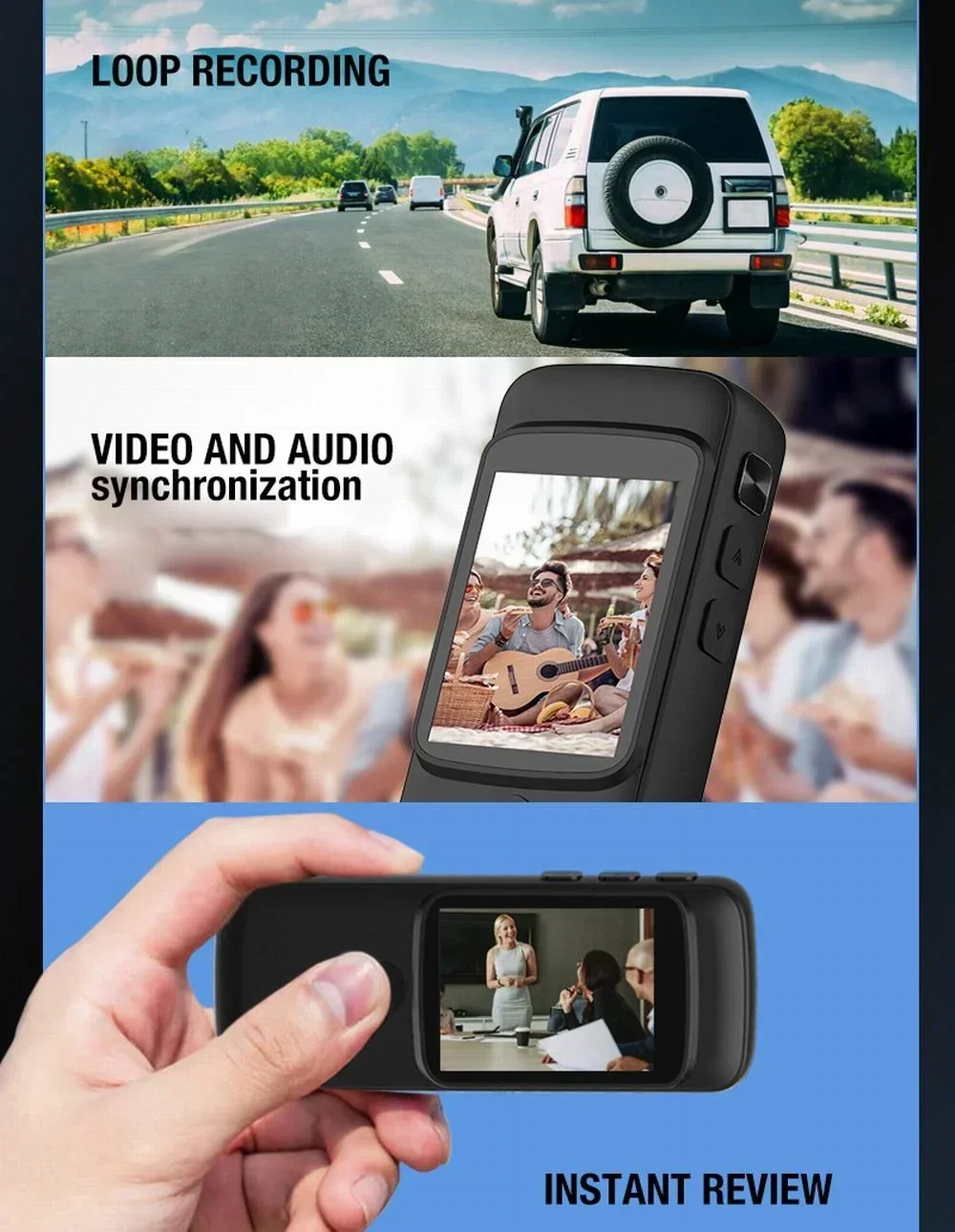 4K WiFi Anti-shake Action Camera Dual Screen 30m Waterproof Touch ...