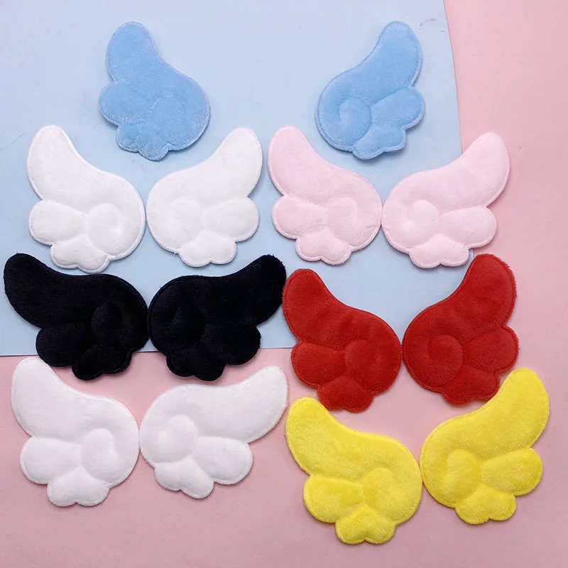 42Pcs 5.2*7.2CM Double Side Felt Angel Wing Padded Appliques For DIY ...