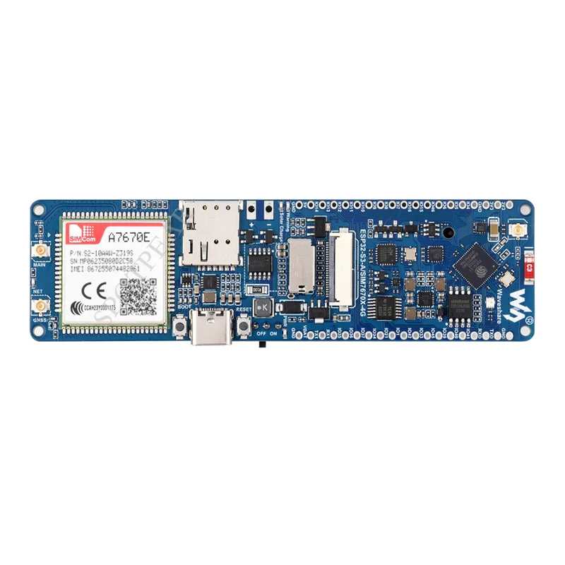 Placa De Desenvolvimento Esp32 Módulo 4g Suporta Lte Cat1 2g Gnss Wi-fi Bluetooth Esp32-s3 A7670e