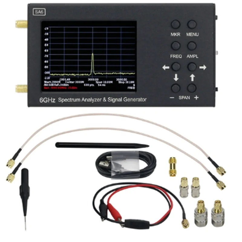 New-SA6-6GHz-Handheld-Portable-Spectrum-Analyzer-Signal-Generator-WiFi ...