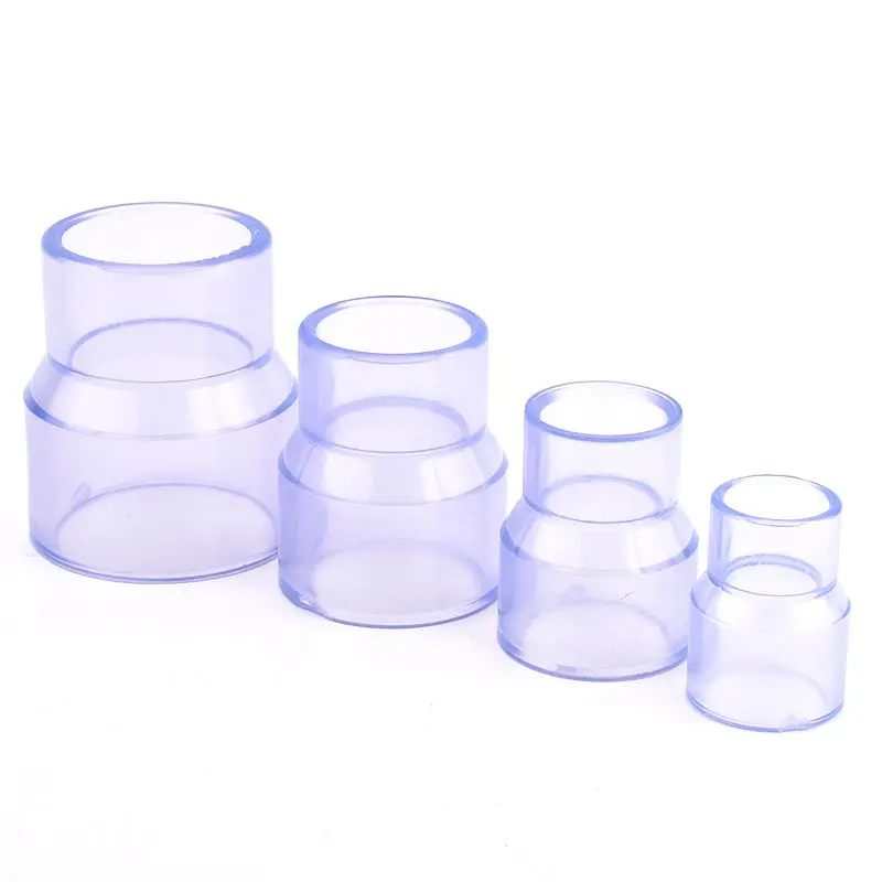 1-5pcs-ID-25-63-To-20-50mm-UPVC-Transparent-Reducing-Straight ...