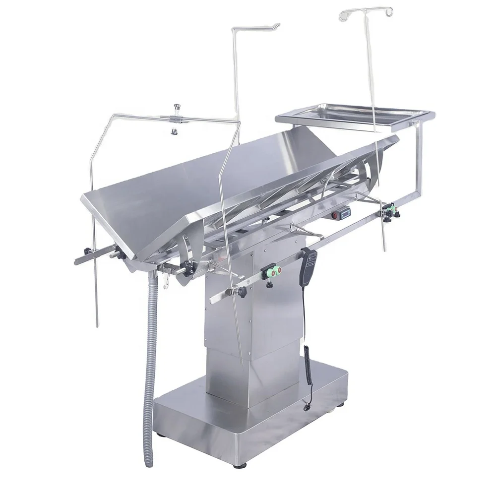 Stainless-Steel-Vet-Dog-Pet-Electric-Lifting-Veterinary-Surgery-V-Type ...