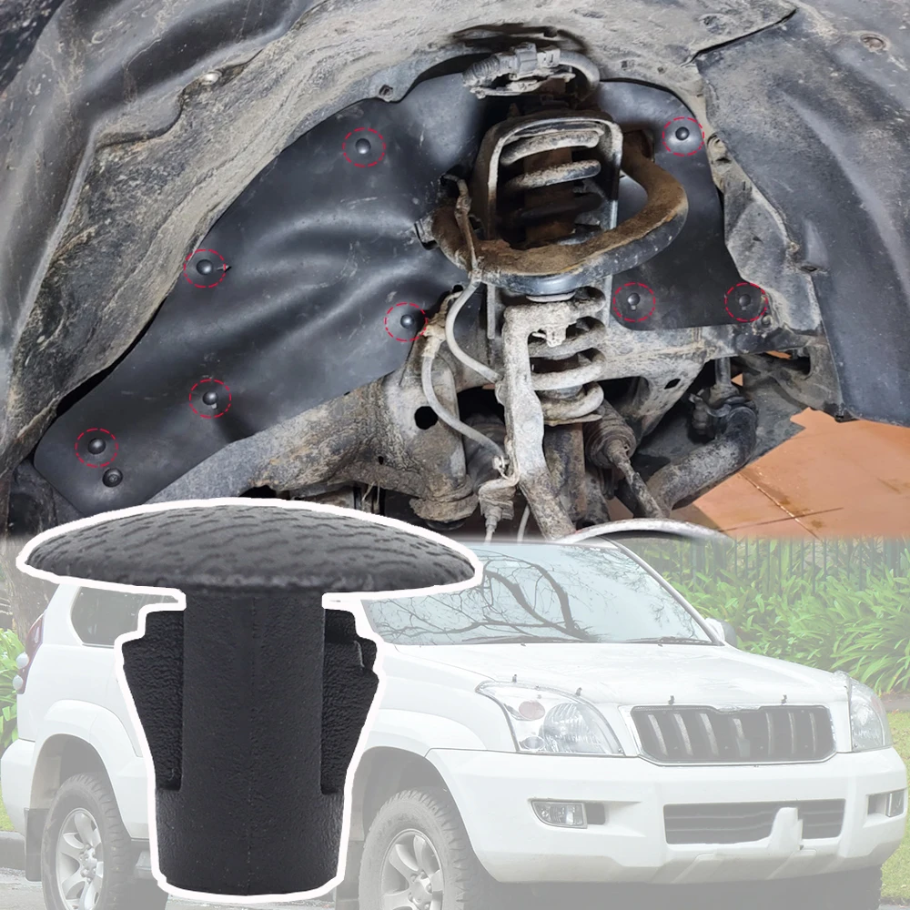 20Pc Splash Guard Shield Clip Fender Liner Apron Push Rivet For Toyota ...