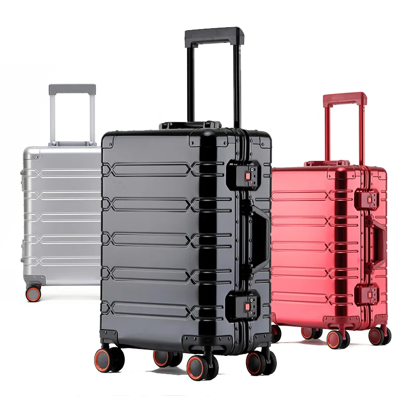 Travel suitcase on wheels high-quality trolley luggage bag lightweight ...