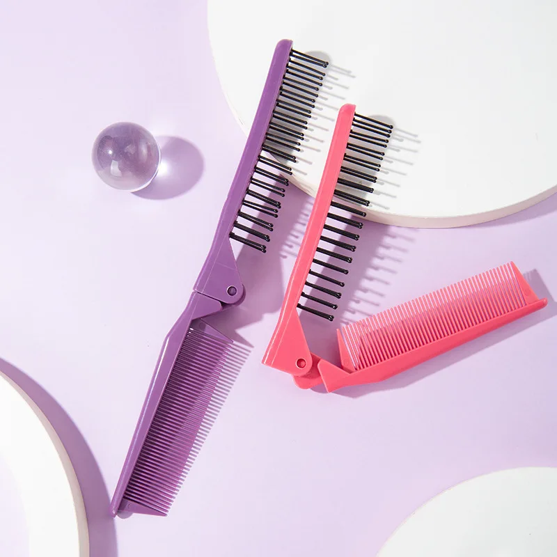 Portable-Folding-Hair-Comb-Anti-Static-Plastic-Foldable-Beard-Pocket ...