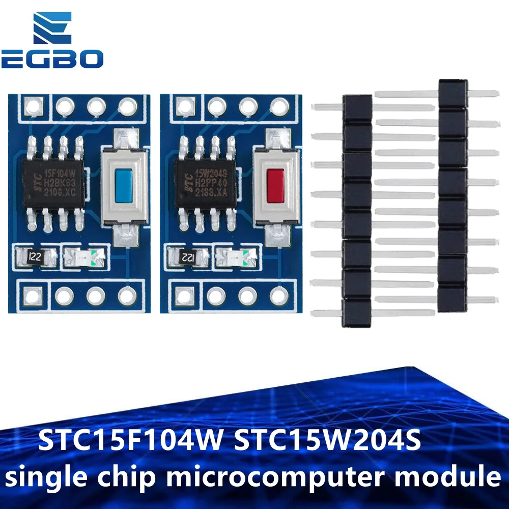 1-10PCS-EGBO-STC15F104W-STC15W204S-single-chip-microcomputer-module-system-board-core-board ...
