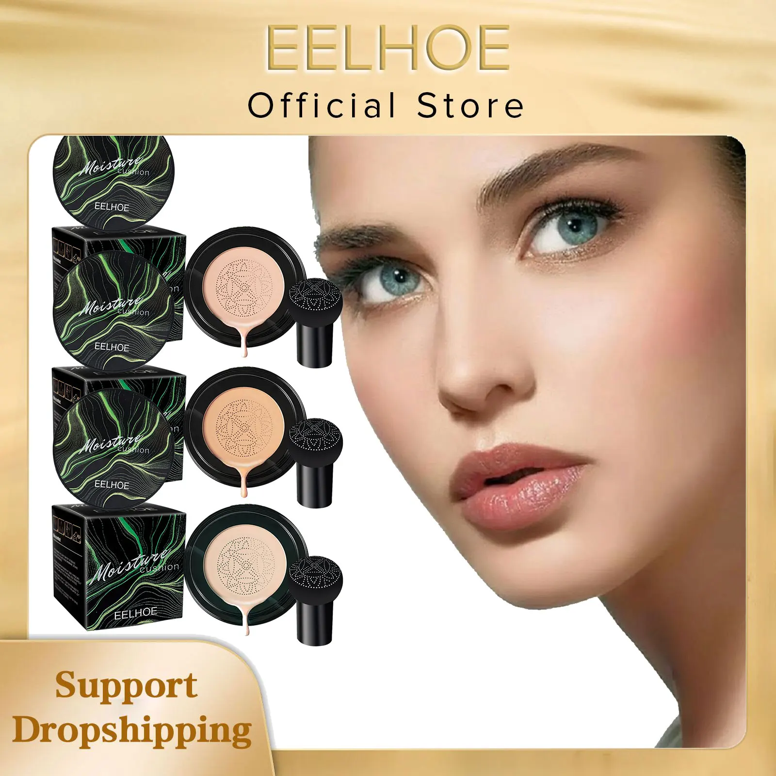 Eelhoe Mushroom Head Air Cushion Bb Cream Waterproof Moisturizing Face