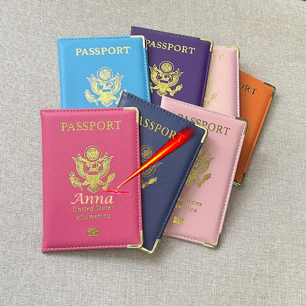 Customize-Name-Passport-Cover-USA-women-Cute-Pink-Personalized-Passport ...