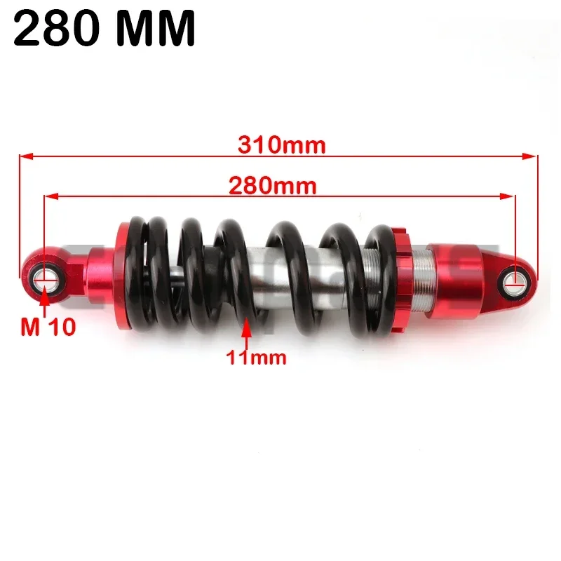 260mm-280mm-Aluminum-Alloy-Shock-Absorber-Rear-Suspension-for-Pit-Bike ...