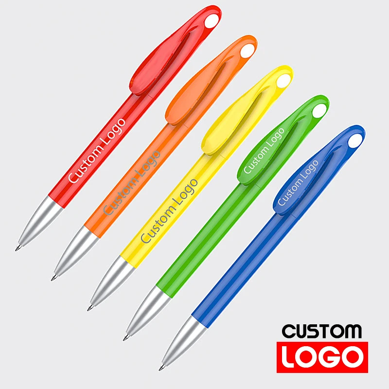 Plastic Advertising Pen Company Logo Custom Creative Neutral Pen ...