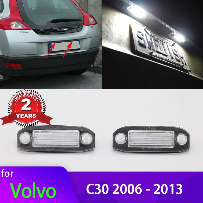 Super-Bright-Canbus-Error-Free-Xenon-White-LED-Car-LED-License-Plate ...