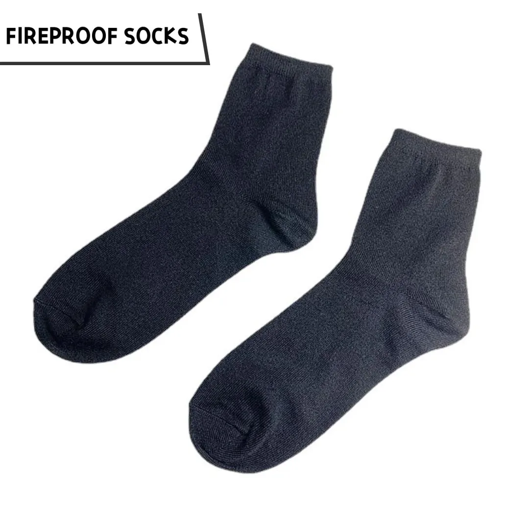 Firefighter Rescue Fireproof Socks Flame Retardant Heat Resistant Socks ...